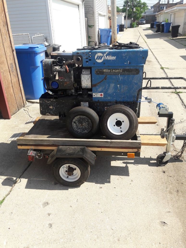 Miller Legend Welder Generator with Trailer for Sale in Chicago, IL ...