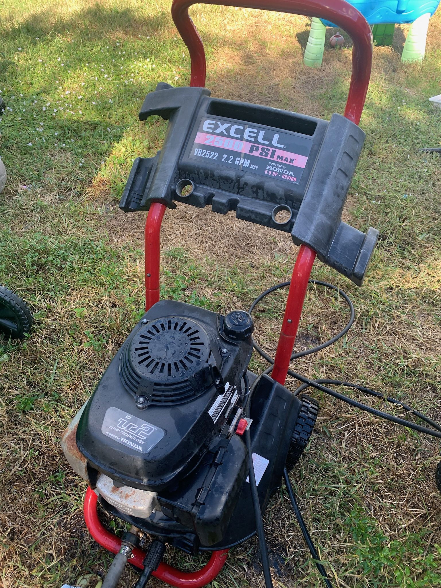 HONDA MOTOR Excell 2500 PSO MAX GASOLINE PRESSURE WASHER with Honda 5.5 ...