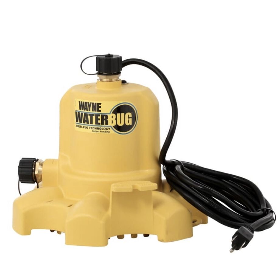 WaterBug Sump Pump For Shallow Water Removal Fully Submersible for Sale ...