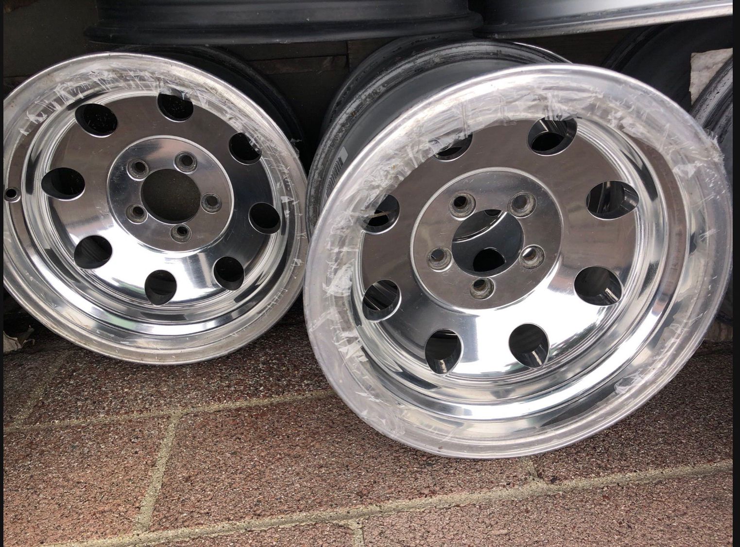 15x8 5x4.5 Bolt Pattern Polished Alloy Wheels for Sale in Downey, CA ...