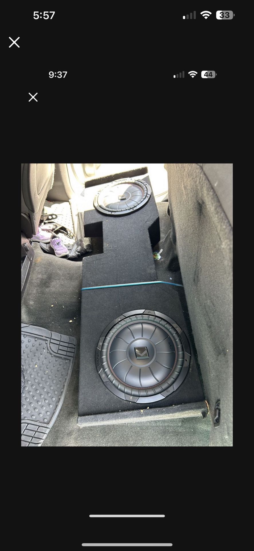 12 Inch Subs And Box for Sale in Menifee, CA - OfferUp