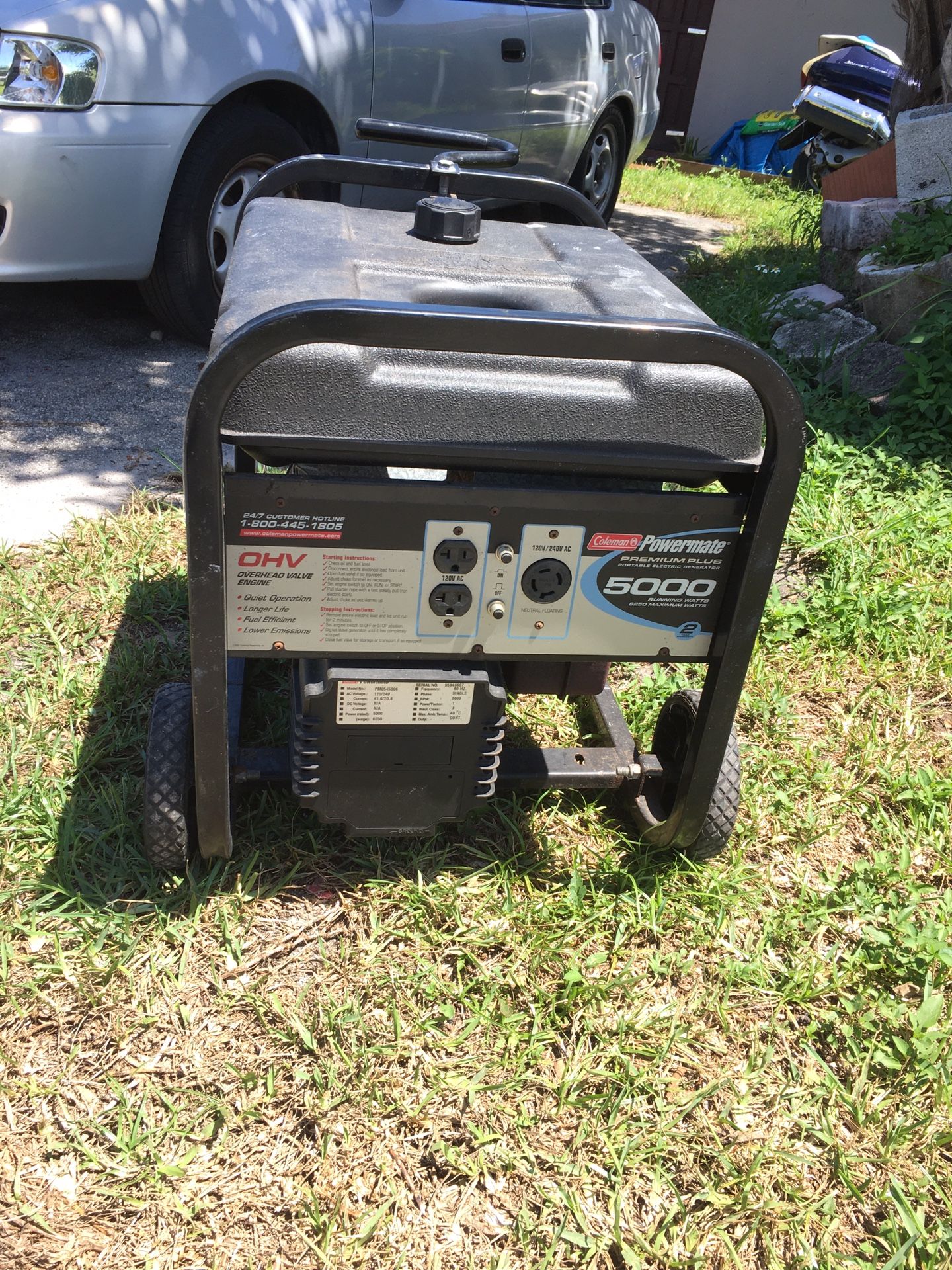 MUST SEE GENERATOR- 6250 Watts [in great condition] (BRAND: COLEMAN ...
