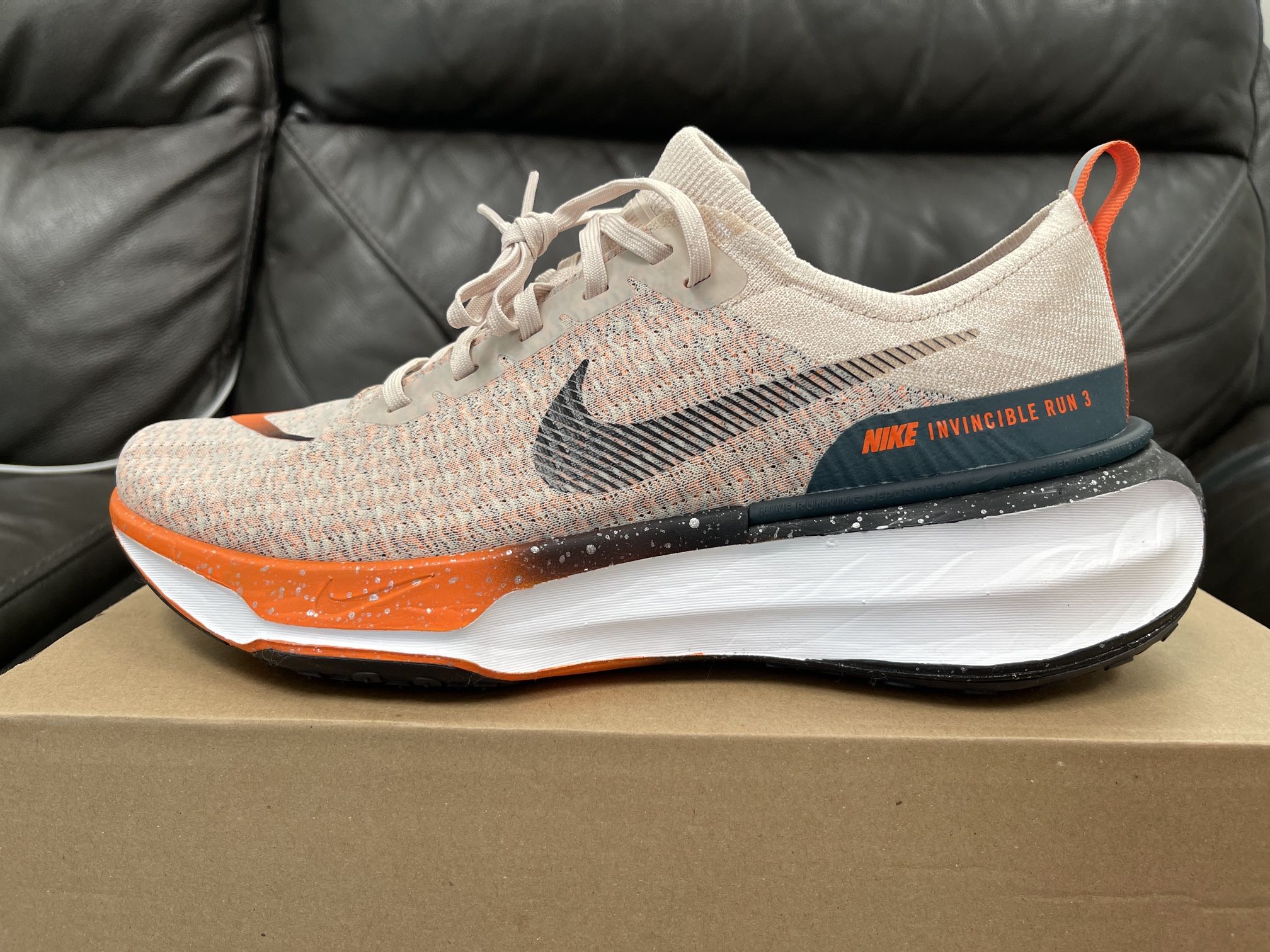 Nike ZoomX Invincible Run Flyknit 3 FK Orange Black Men’s Sizes 12 for ...