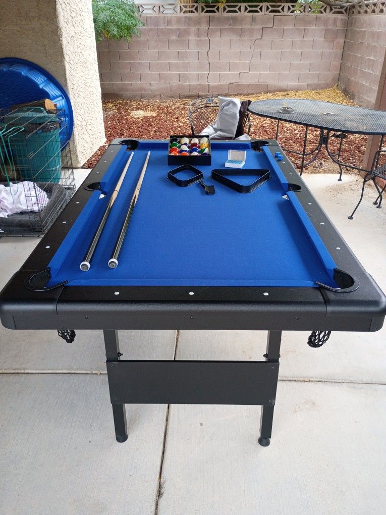 6 Ft. Portable Pool Table-Brand New for Sale in Las Vegas, NV - OfferUp