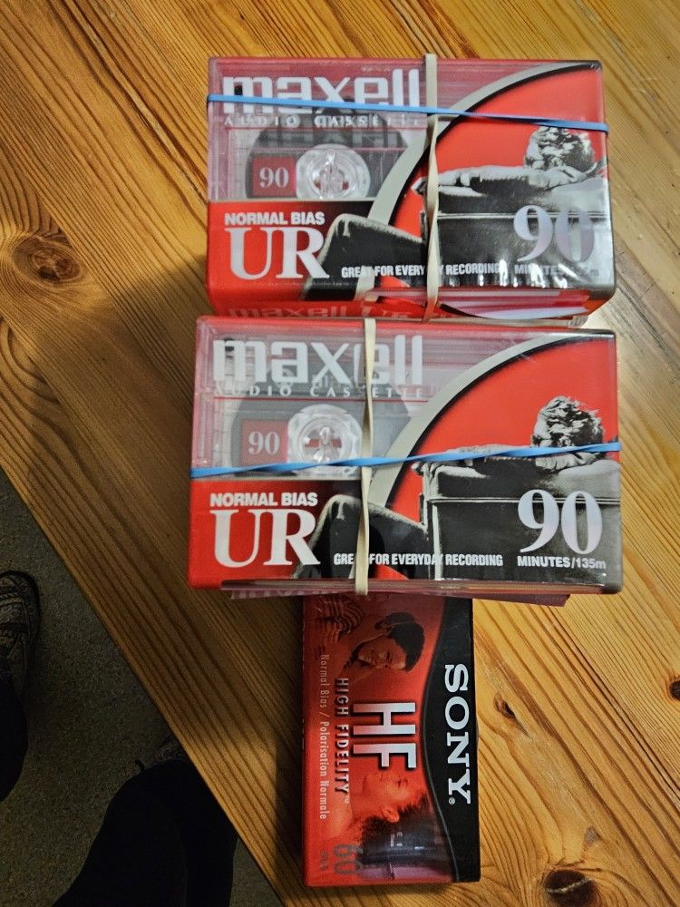 12 90 Min MAXELL 1 SONY 60 Min Audio Cassettes for Sale in Los Angeles ...