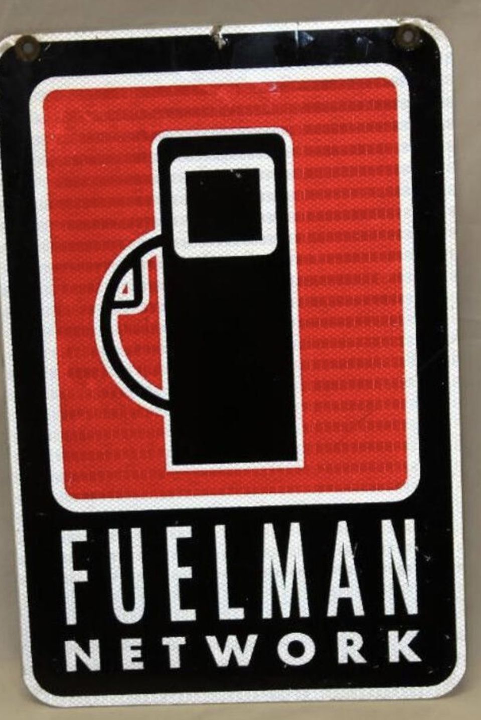 Sign Service Station Fuelman Network Metal Advertising Sign for Sale in ...