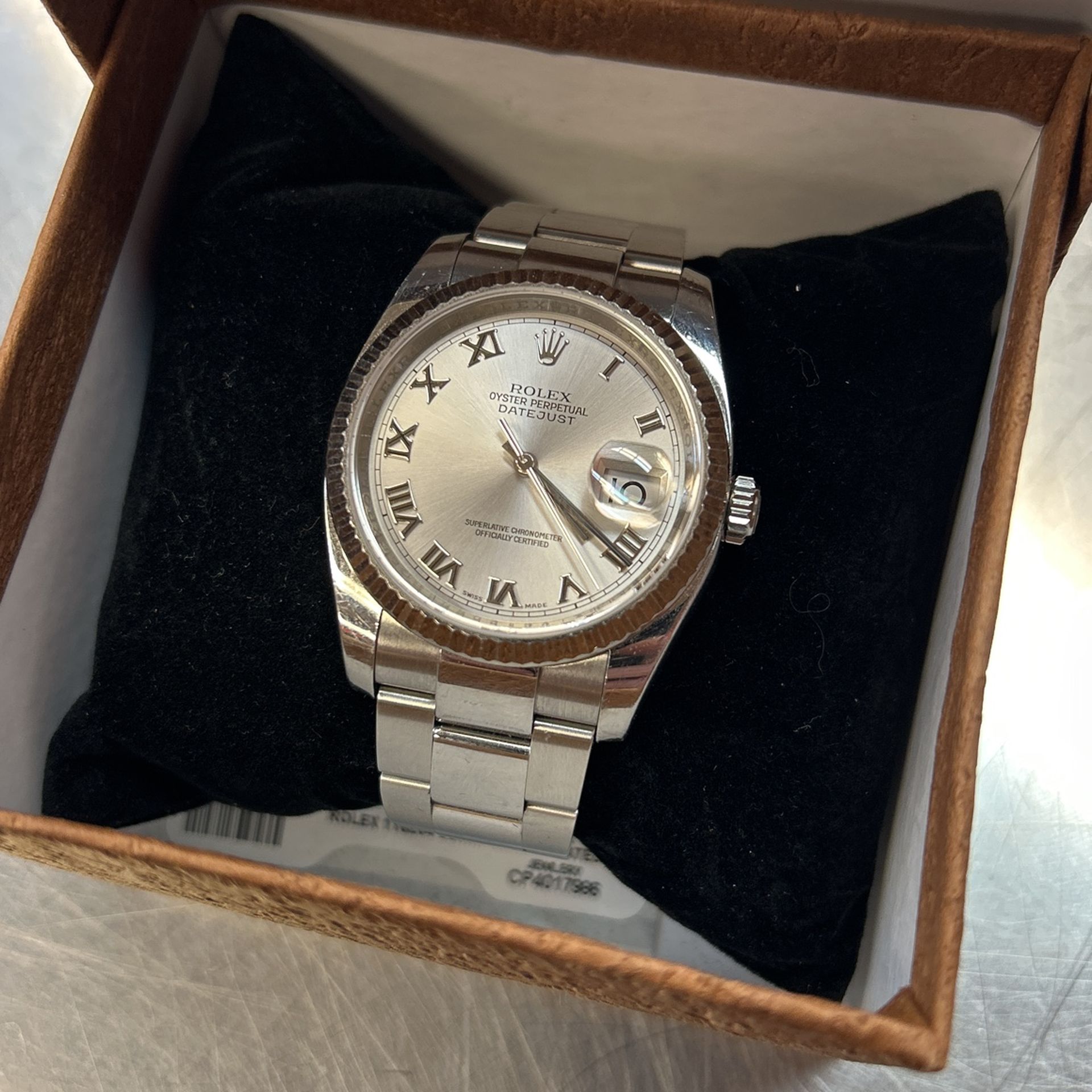 Rolex 36 Mm Roman Date Adjust Model 116234 Excellent Condition for Sale in Beaverton, OR - OfferUp