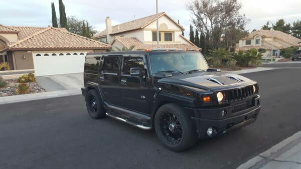 Lowered Hummer H2