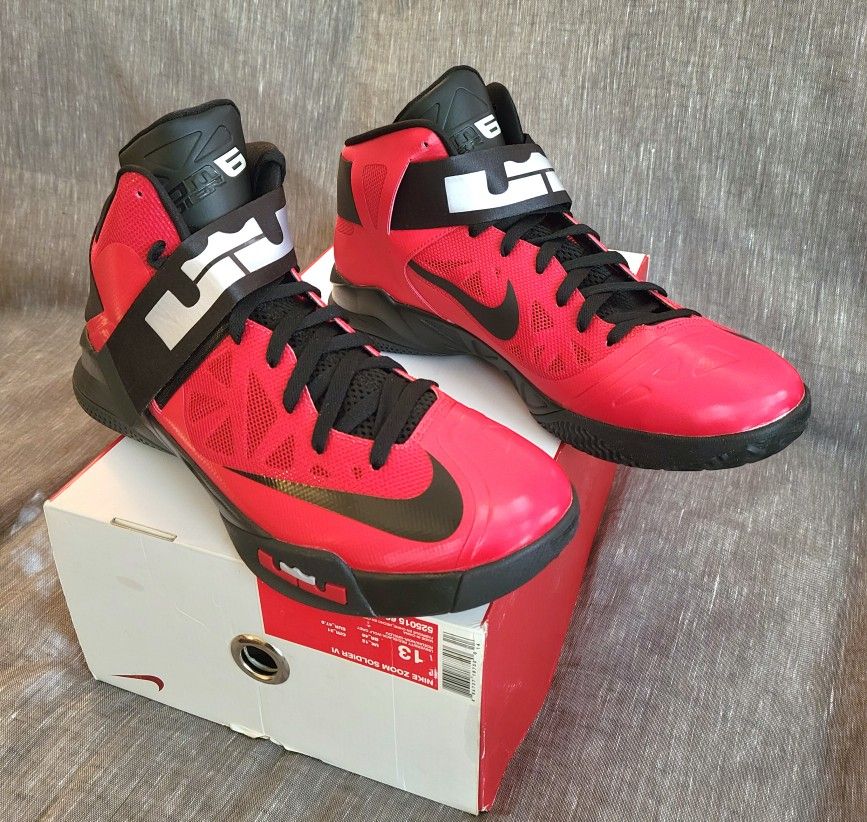 Lebron 6 Soldier Black Red
