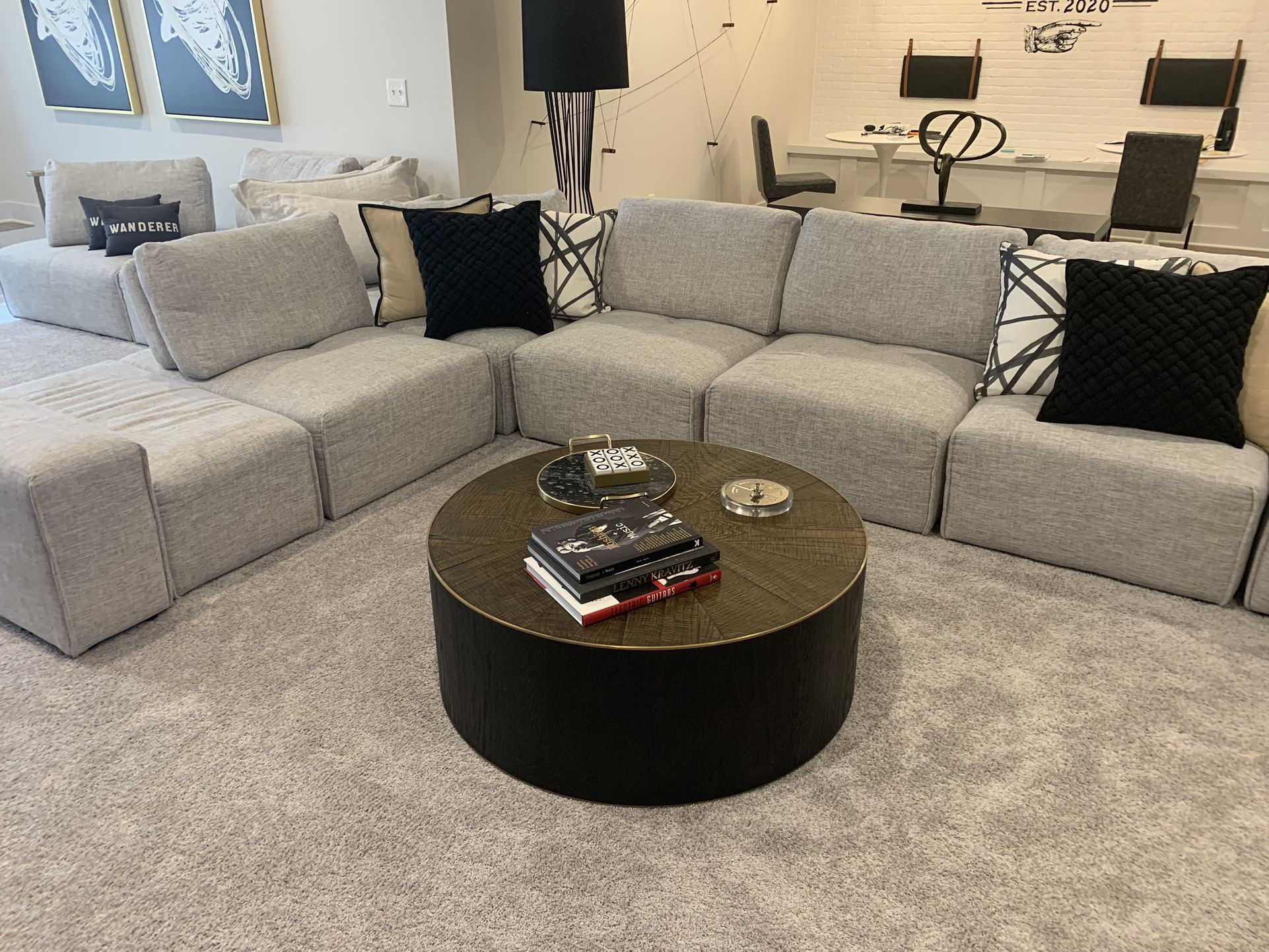 Builders Design Bob Webb Model Home Sectional Couch for Sale in Plain ...