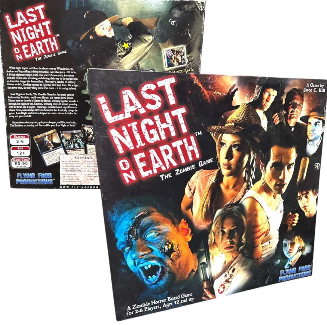 Last Night On Earth - The Zombie Game - Retro Board Game - Collectible ...