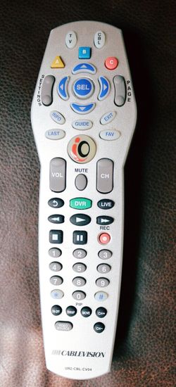 Old Cablevision Remote