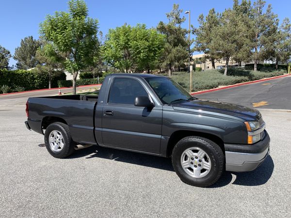 2005 Chevy Silverado single cab short bed 5speed for Sale in Covina, CA ...