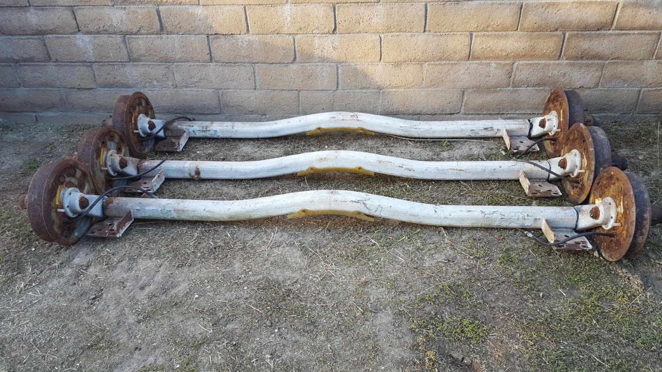 6000 pound TORSION axles & trailer brake actuator for Sale in Rancho ...