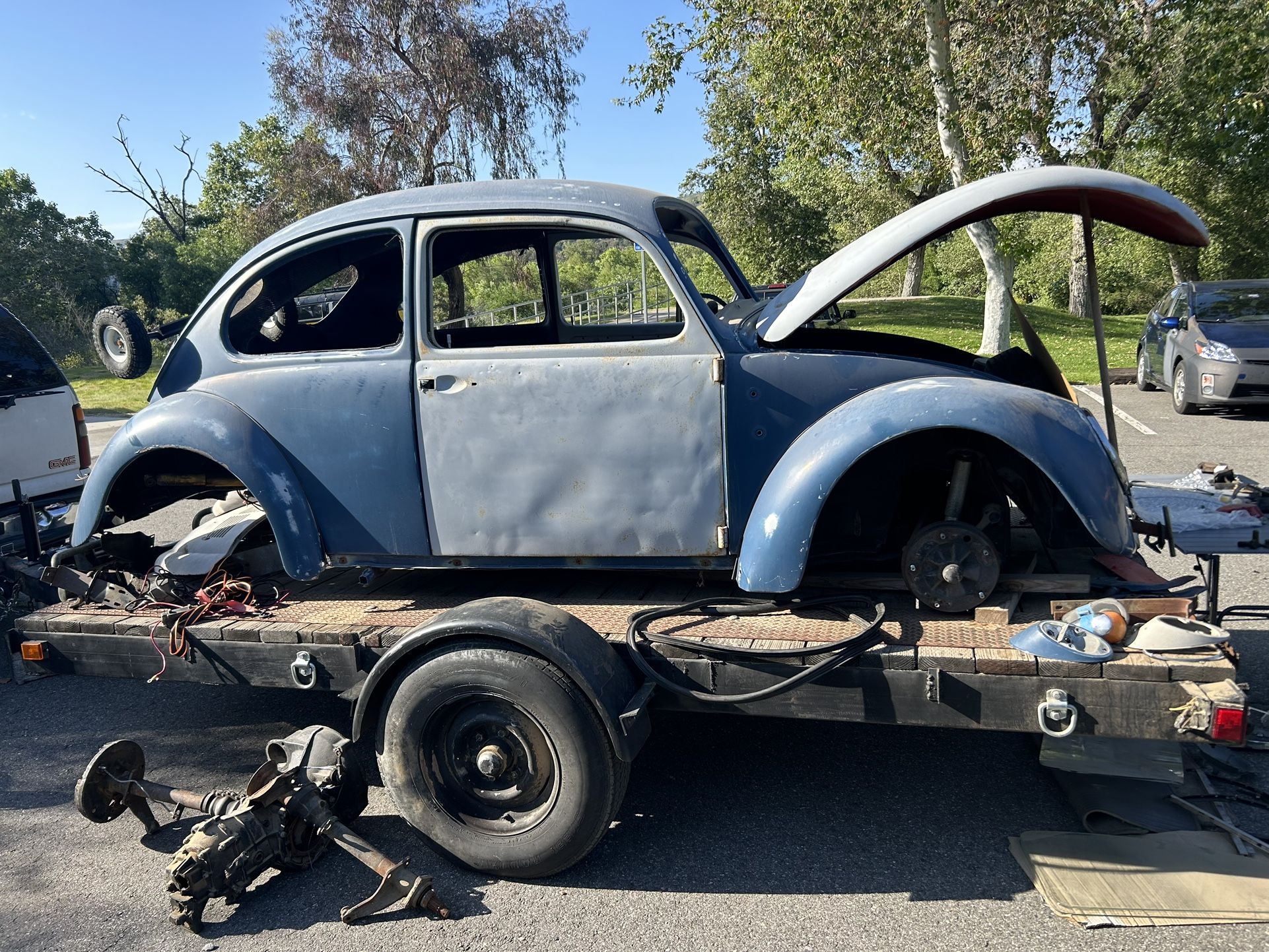 67 VW Bug Shell And Trailer for Sale in Hesperia, CA - OfferUp