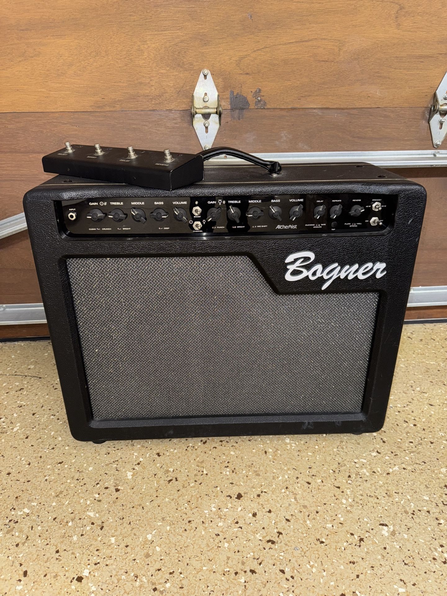 Bogner Alchemist Amp and 2x12 Speaker Cabinet w/ Celestion G12H & G12M ...