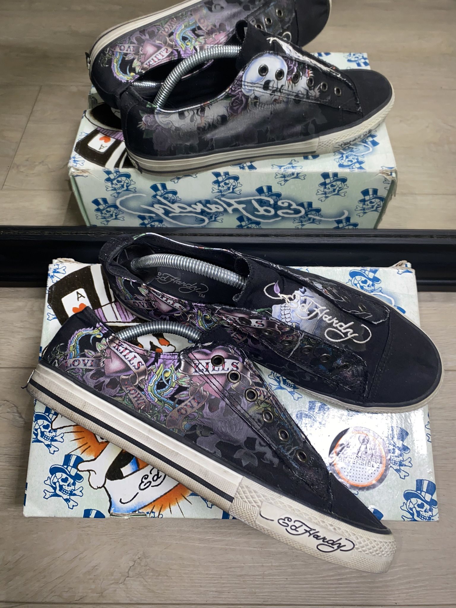 Vintage / Y2K Rare Ed Hardy Love Kills Shoes for Sale in San Fernando ...