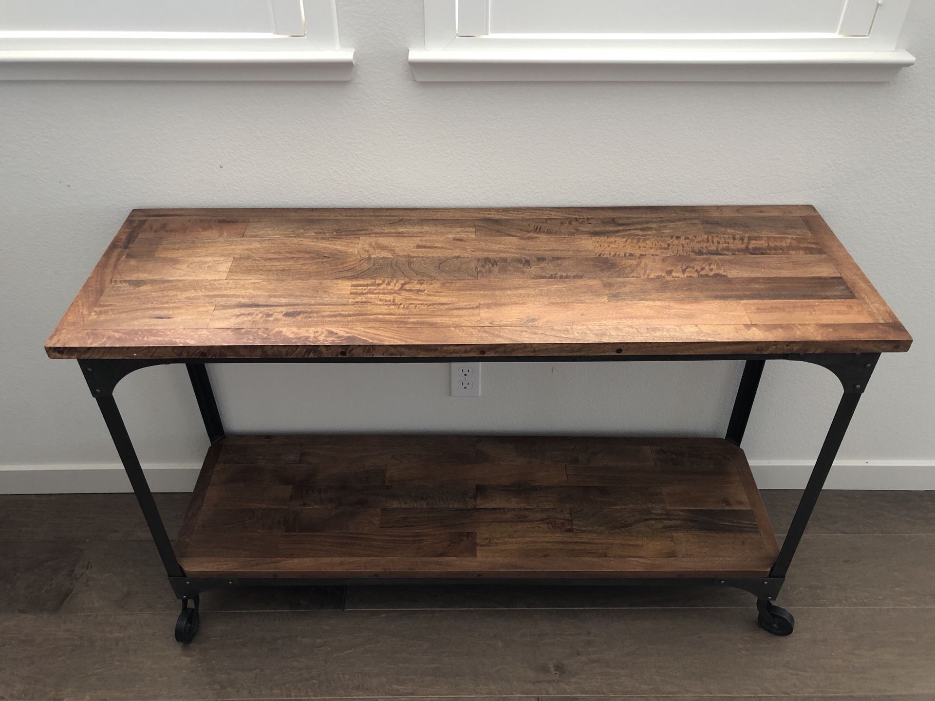 World Market 3 piece Aiden Wood and Metal tabled dining end and console tables for Sale in Sunnyvale CA OfferUp