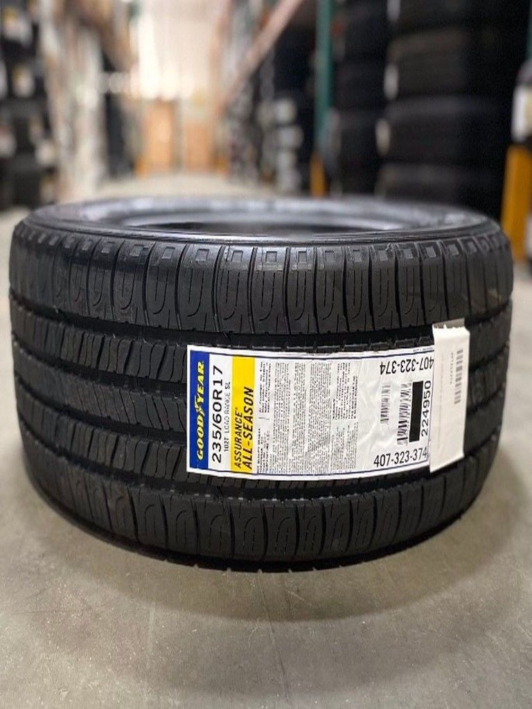 235/60r17 Goodyear Assurance All Season Set of 4 New Tires Set de 4 Llantas nuevas for Sale in ...