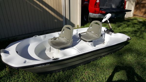 Pelican Predator 103 Dinghy/ Fishing Boat & Trolling Motor for Sale in ...