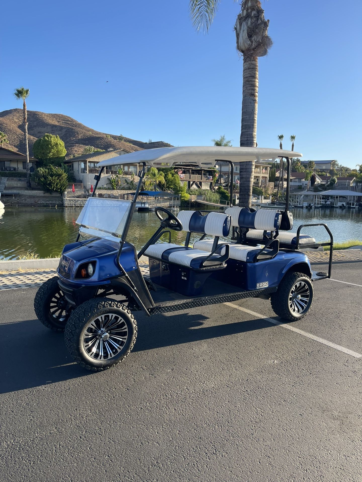 EZGO L6 Express Gas Powered Golf Cart for Sale in Menifee, CA - OfferUp