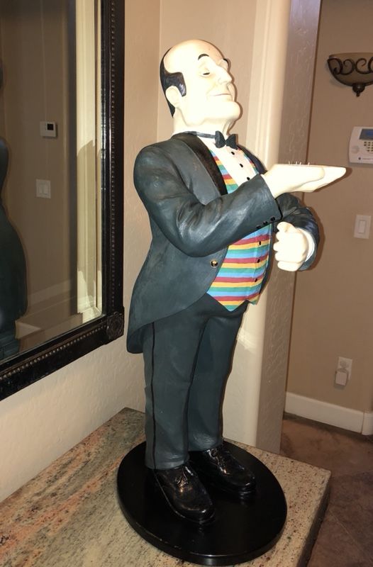 Henri the butler - The Bombay Company 33 inches tall door greeter ...