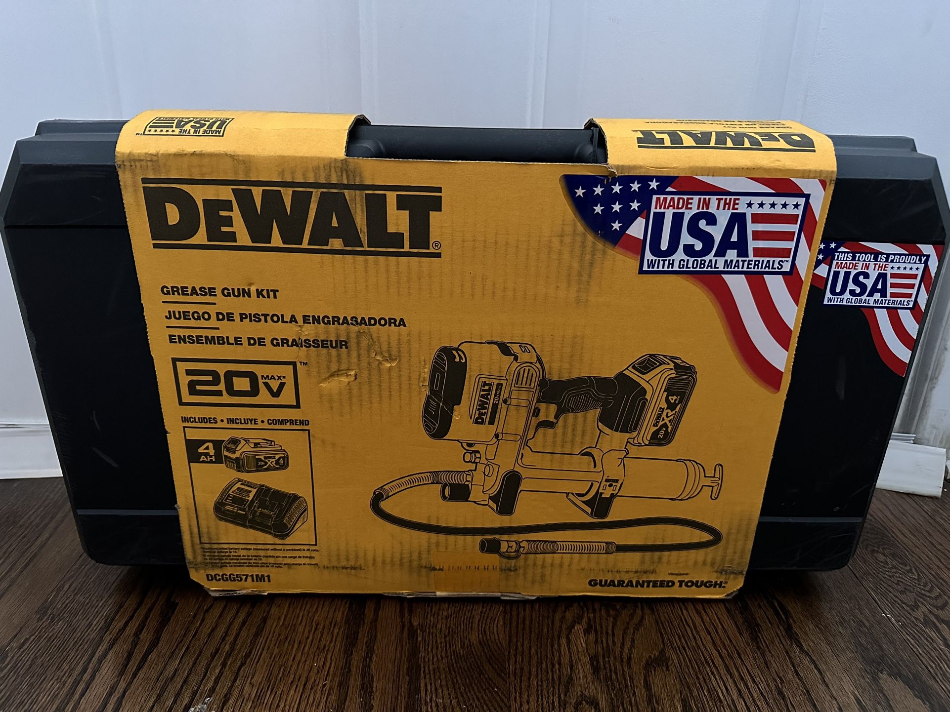 Dewalt 20V MAX Cordless 10,000 PSI Variable Speed Grease Gun, (1) 20V 4 ...