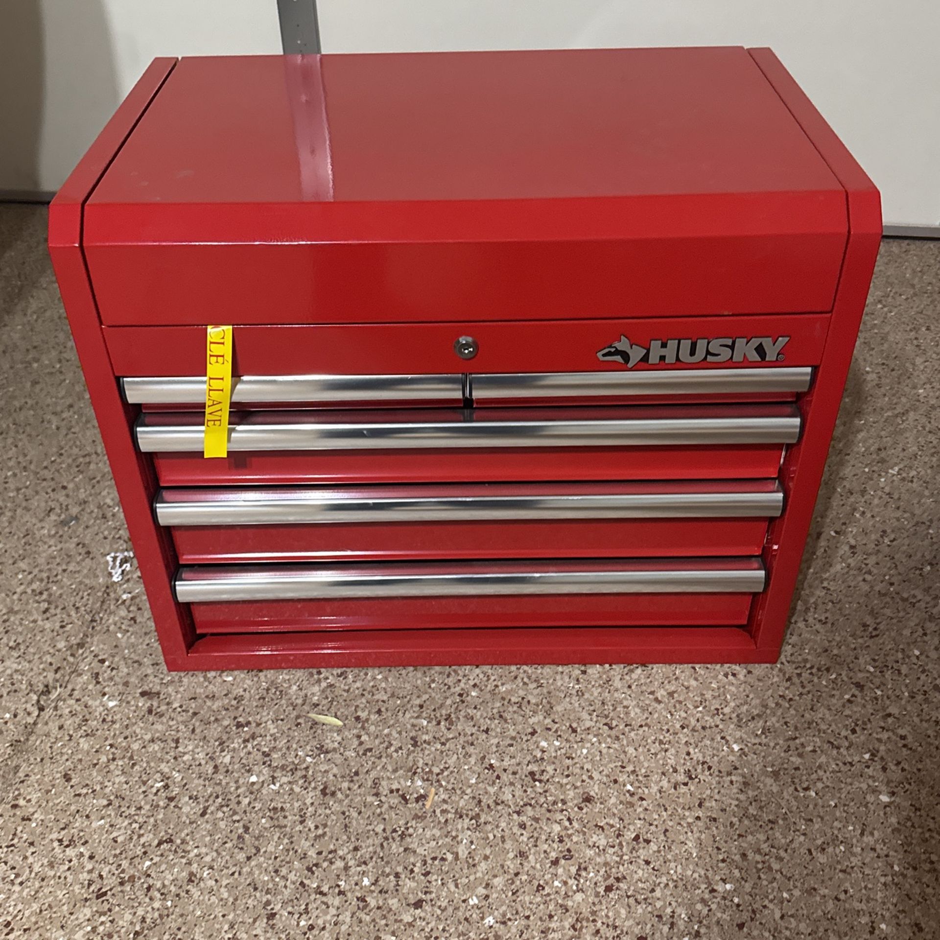 Husky 5 Drawer 5 Drawer Mechanic's Cart With Husky Power Tool Holder