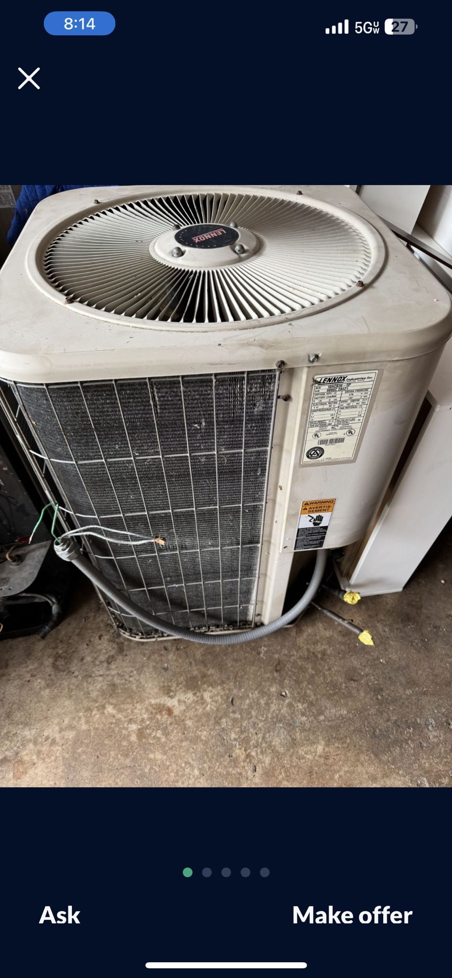 R22 Condensers AC Air conditioner Or Coil Or Furnaces for Sale in ...
