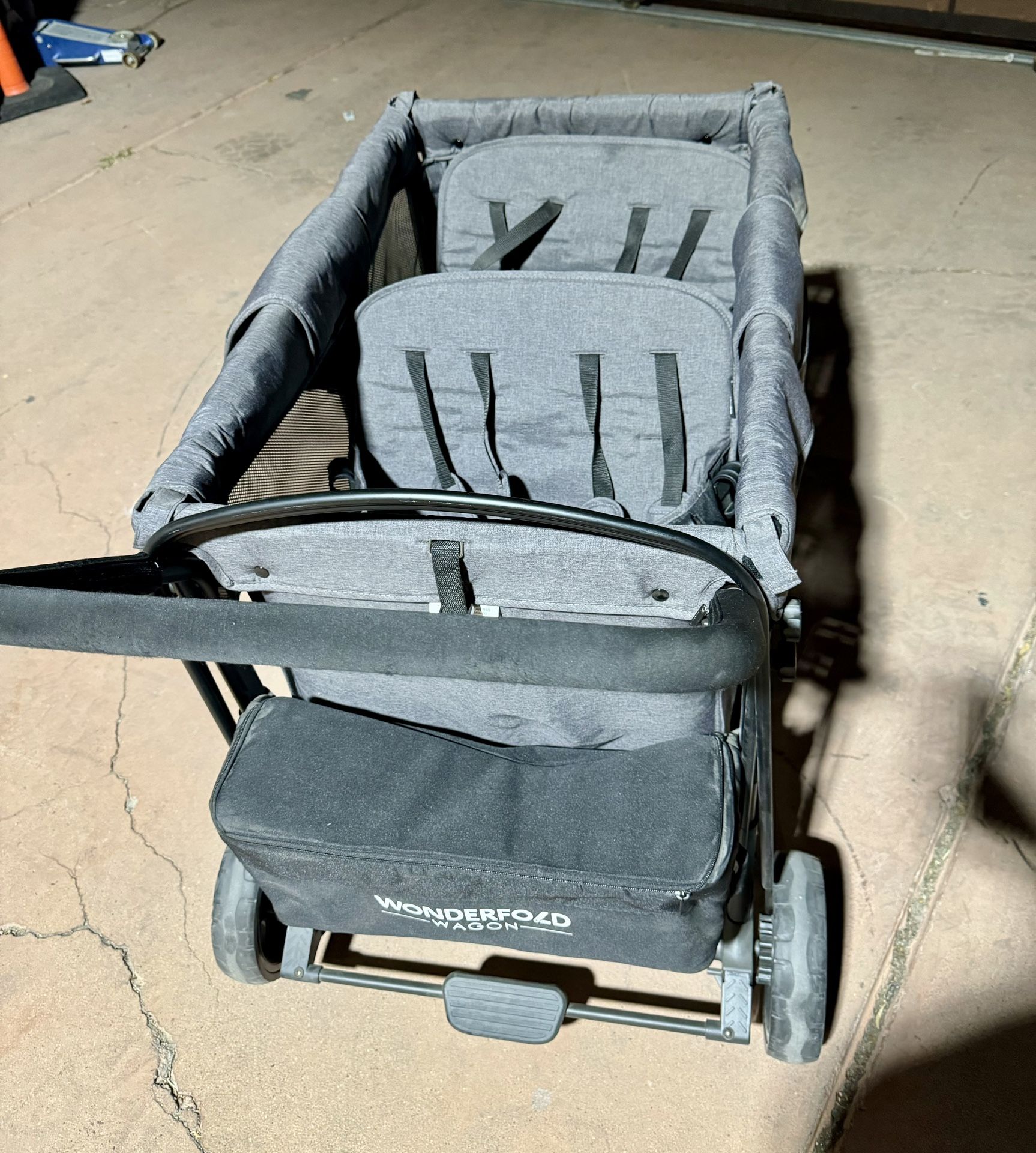 WONDERFOLD W4 Original Stroller Wagon (4 Seater) - Collapsible Wagon ...
