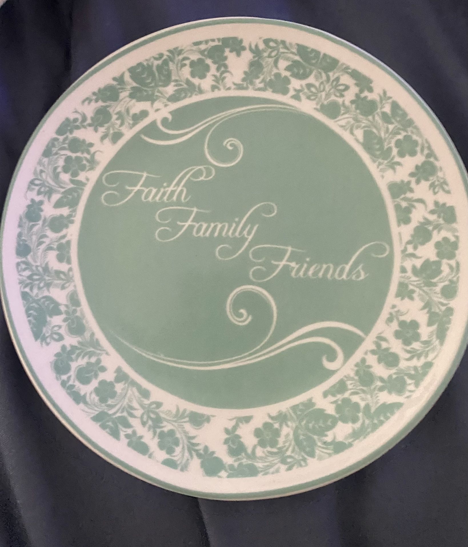 Faith Family Friends Plates