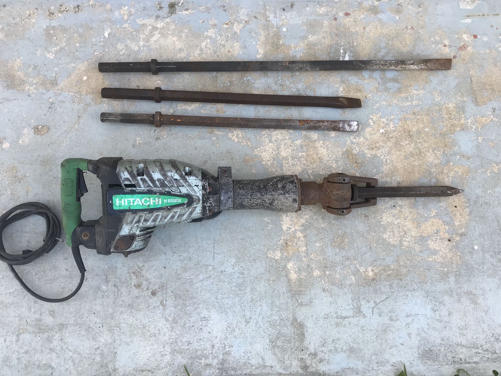 HITACHI Hammer Drill H65SD2 40-Pound Demolition Hammer Drill 1-1/8 inch ...