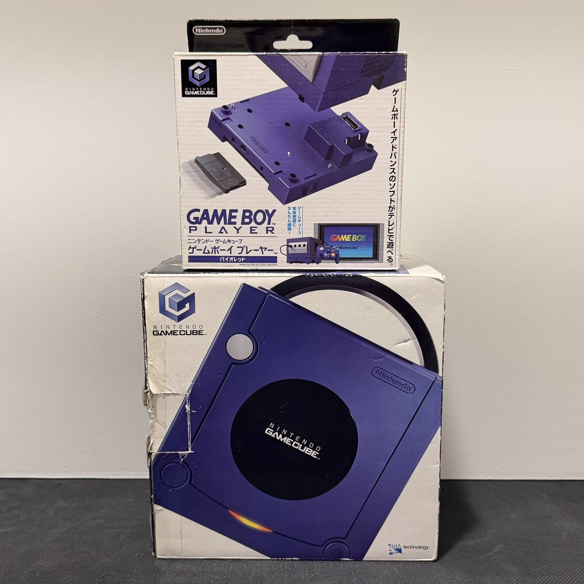 Indigo Gamecube + Indigo Gameboy Player CIB + Indigo Memory Card + Xeno ...