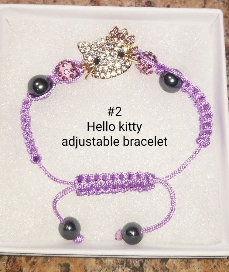 New Purple Hello Kitty Adjustable bracelet for Sale in Columbus, OH ...