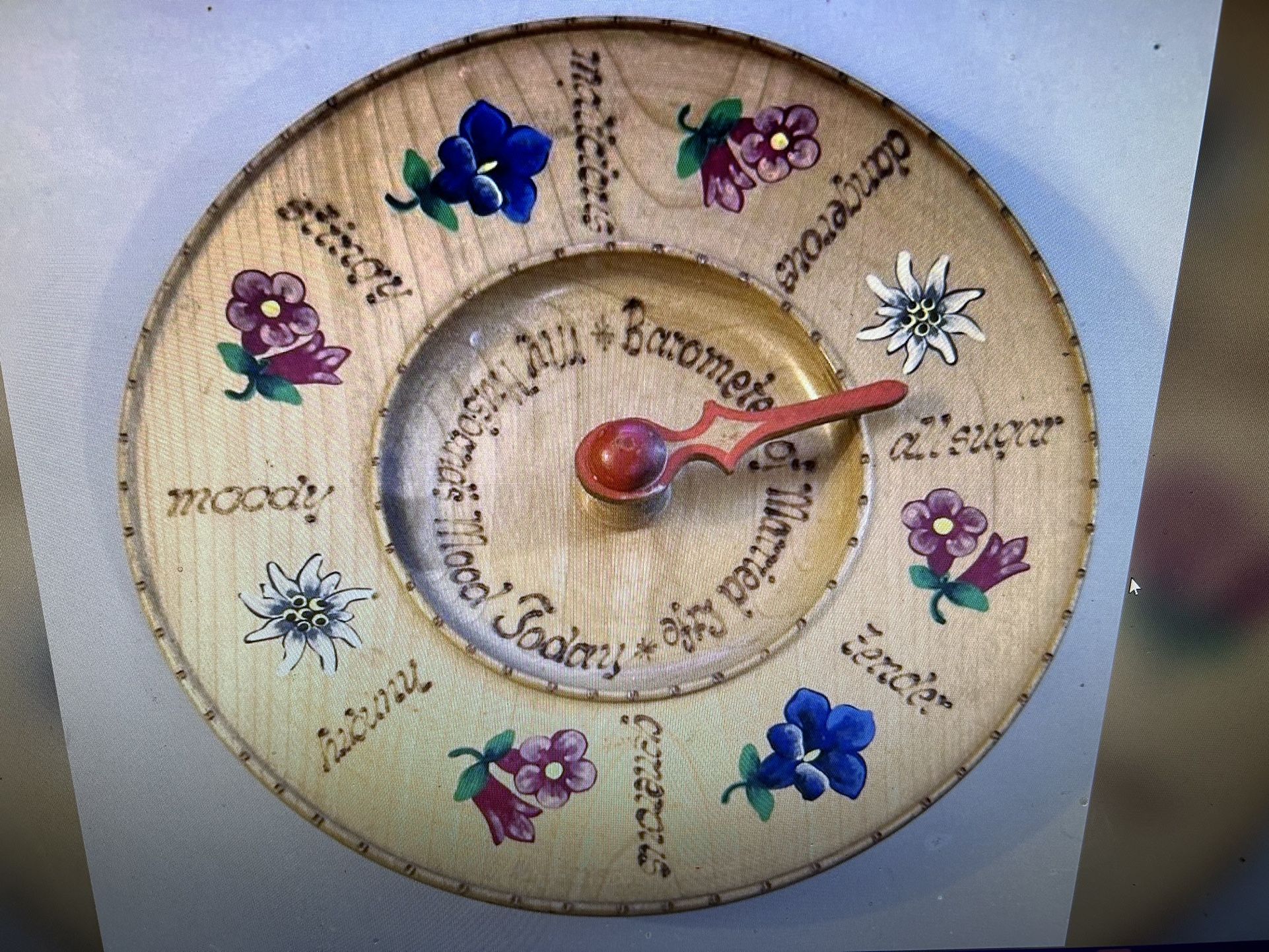 Wood Vintage Mood Barometer Husbands for Sale in Scottsdale, AZ - OfferUp