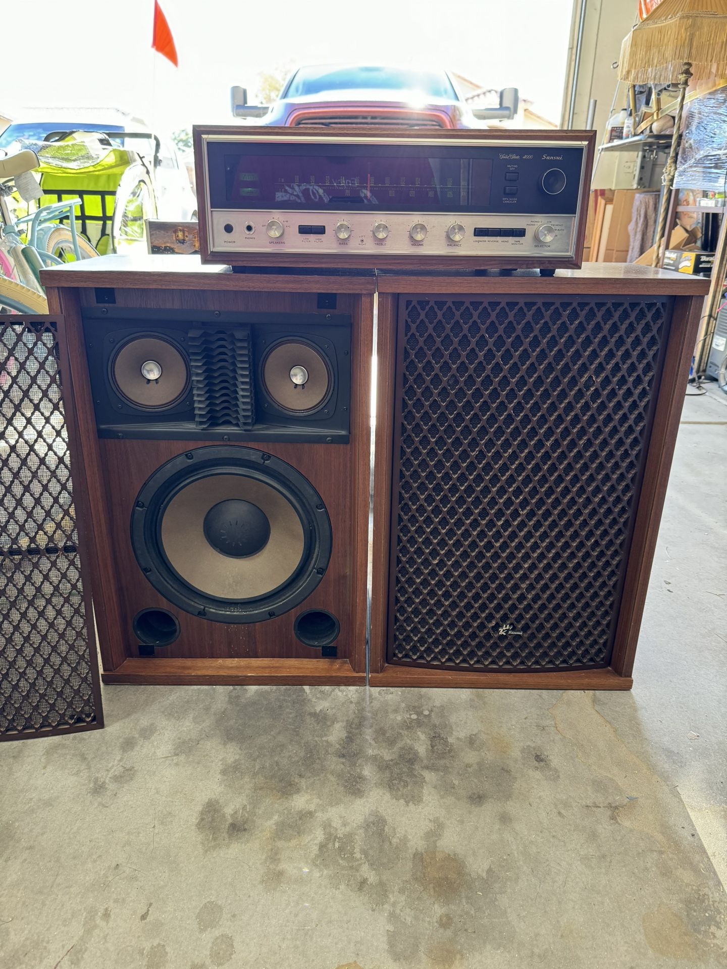 Sansui solid state 4000 With Speakers for Sale in Goodyear, AZ - OfferUp