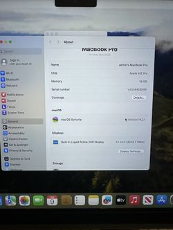 New Open box Apple MacBook Pro 14” M3 Pro Space Black 18gb New Open box Apple MacBook Pro 14” M3 Pro Space Black 18gb