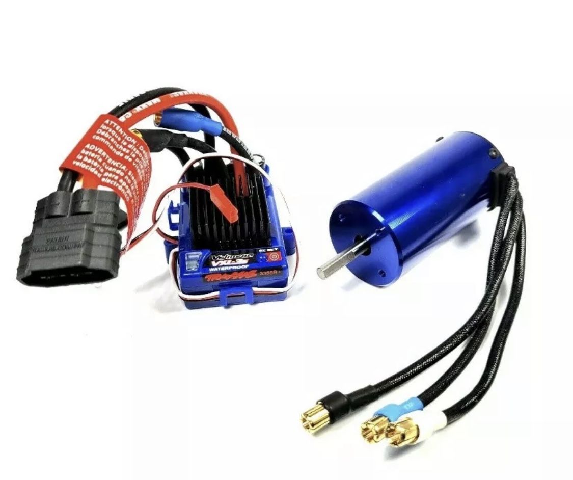 Traxxas Hoss 4X4 VXL-3s ESC & VXL 540XL Velineon Brushless Motor 2400kv ...