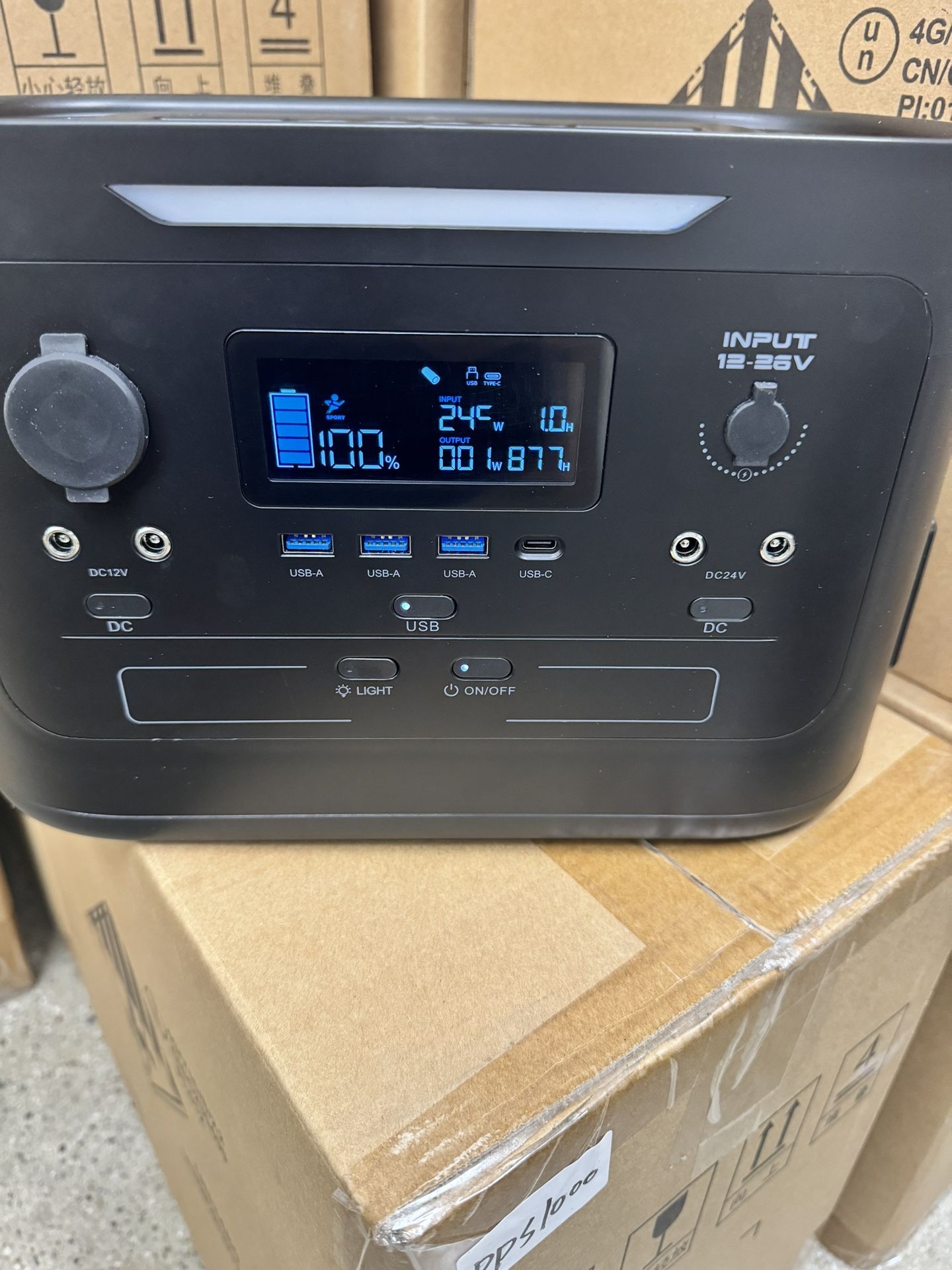 Portable Power Station, brand new in the box. •1000-WATT for Sale in ...