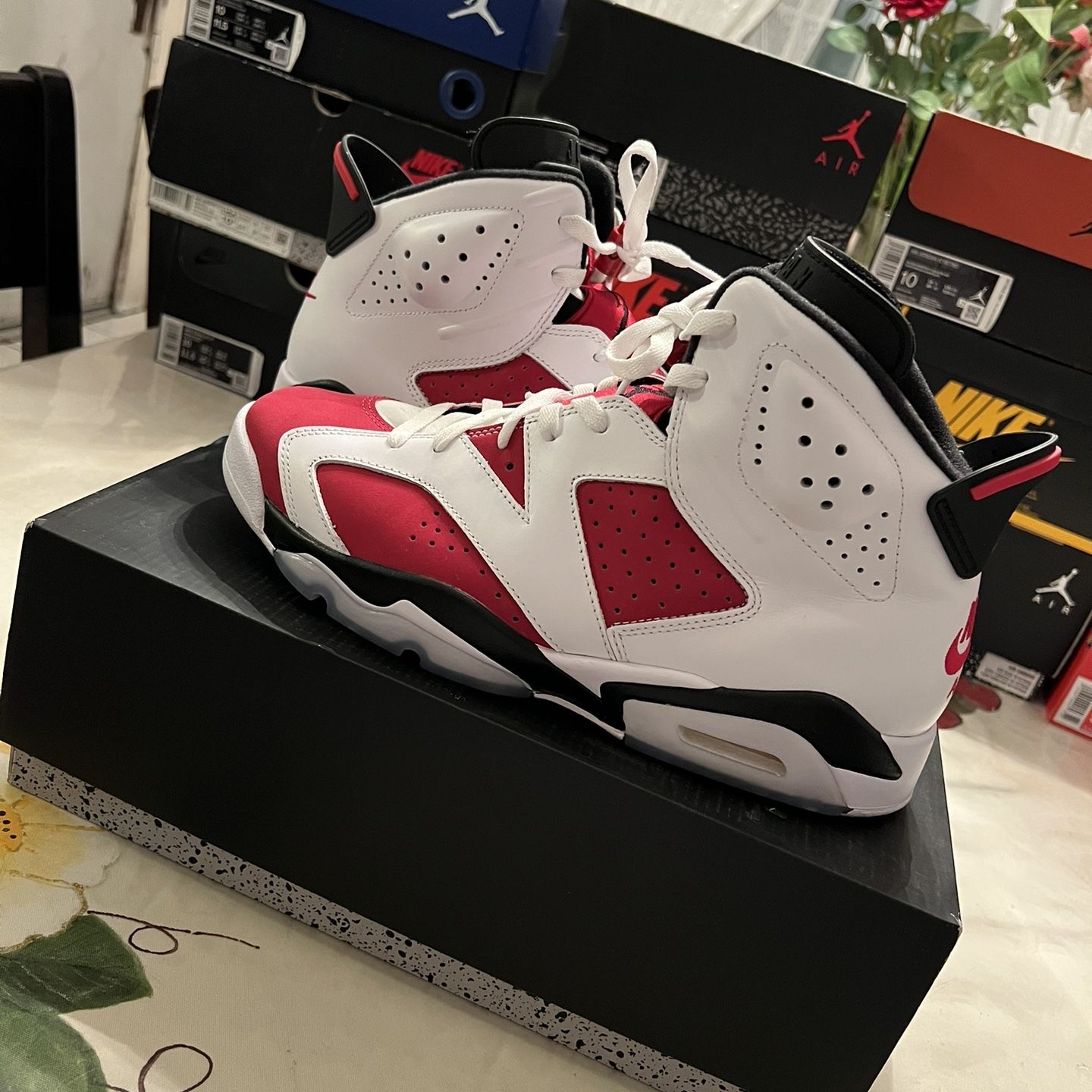 Jordan 6 Carmine In Box