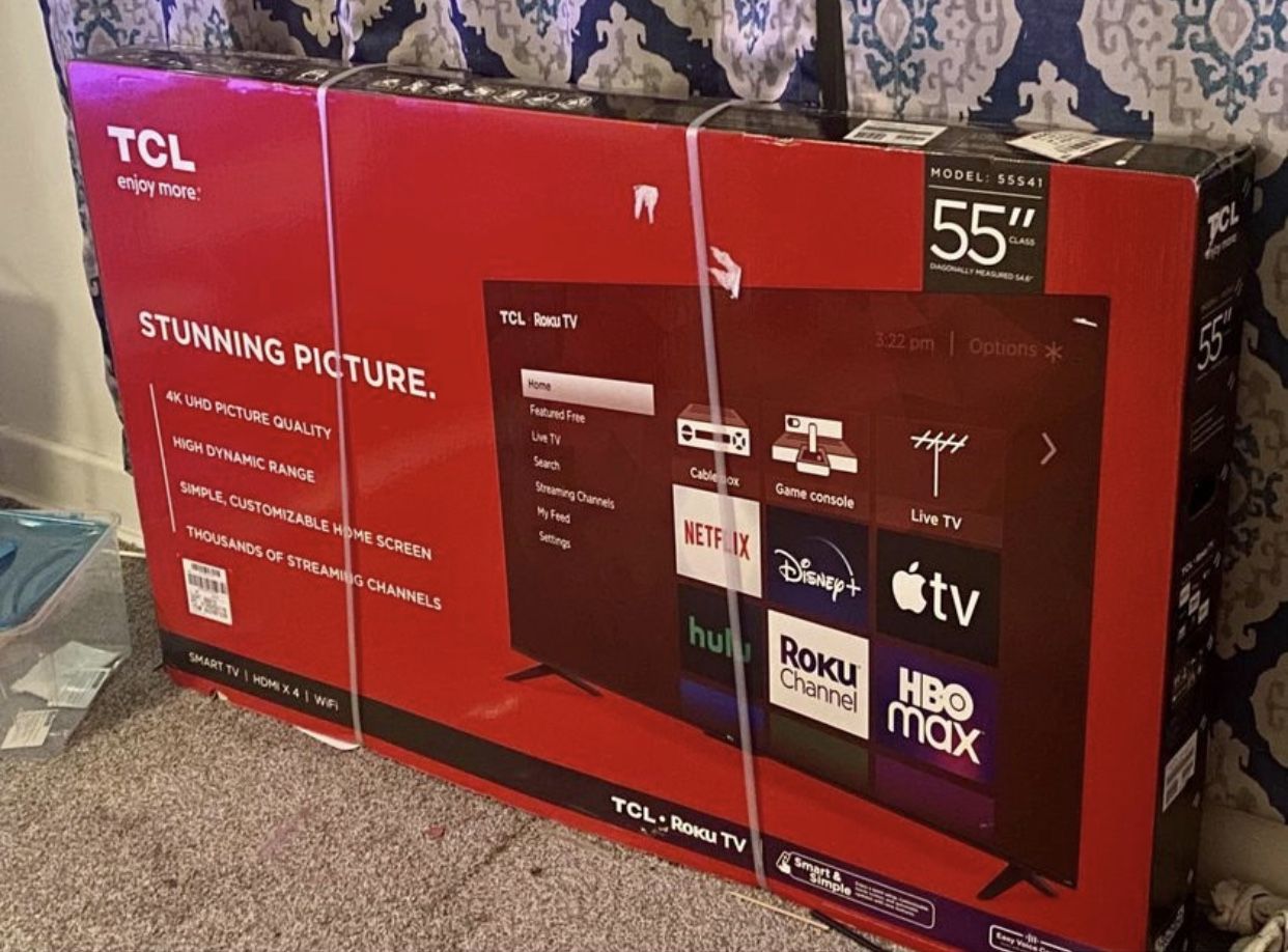 TCL 55” Flat Screen Roku TV for Sale in Allentown, PA - OfferUp