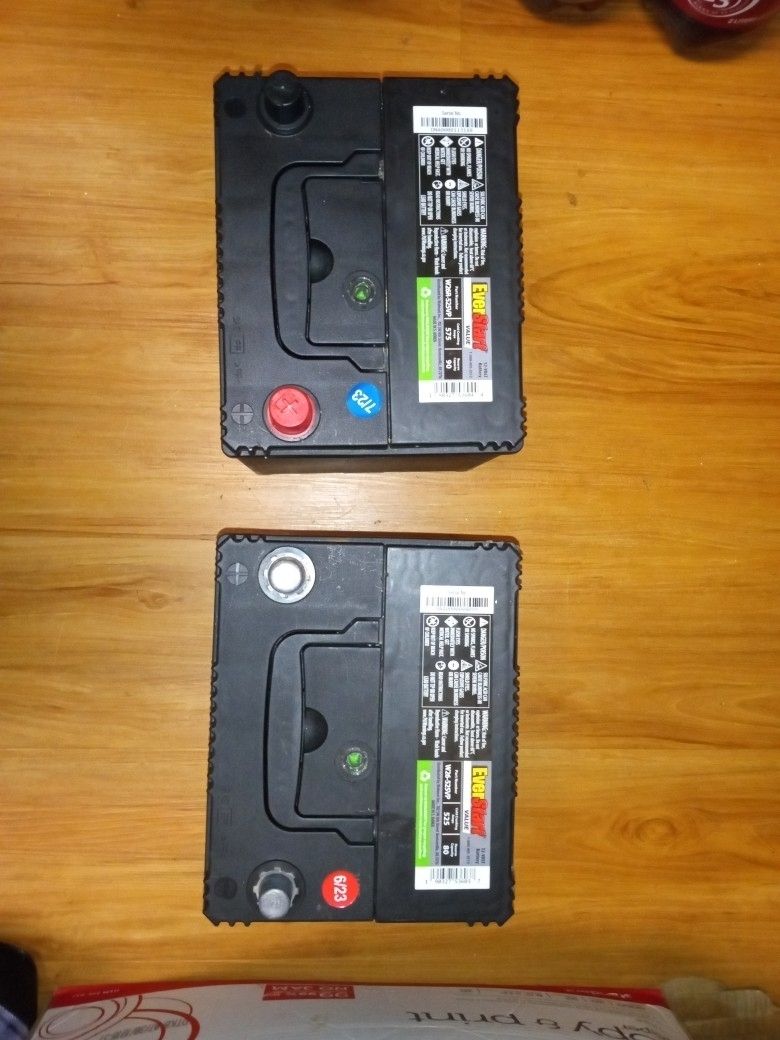 EverStart Value Car Batteries Group Size 26R & 26 . $90 Each or $175 ...