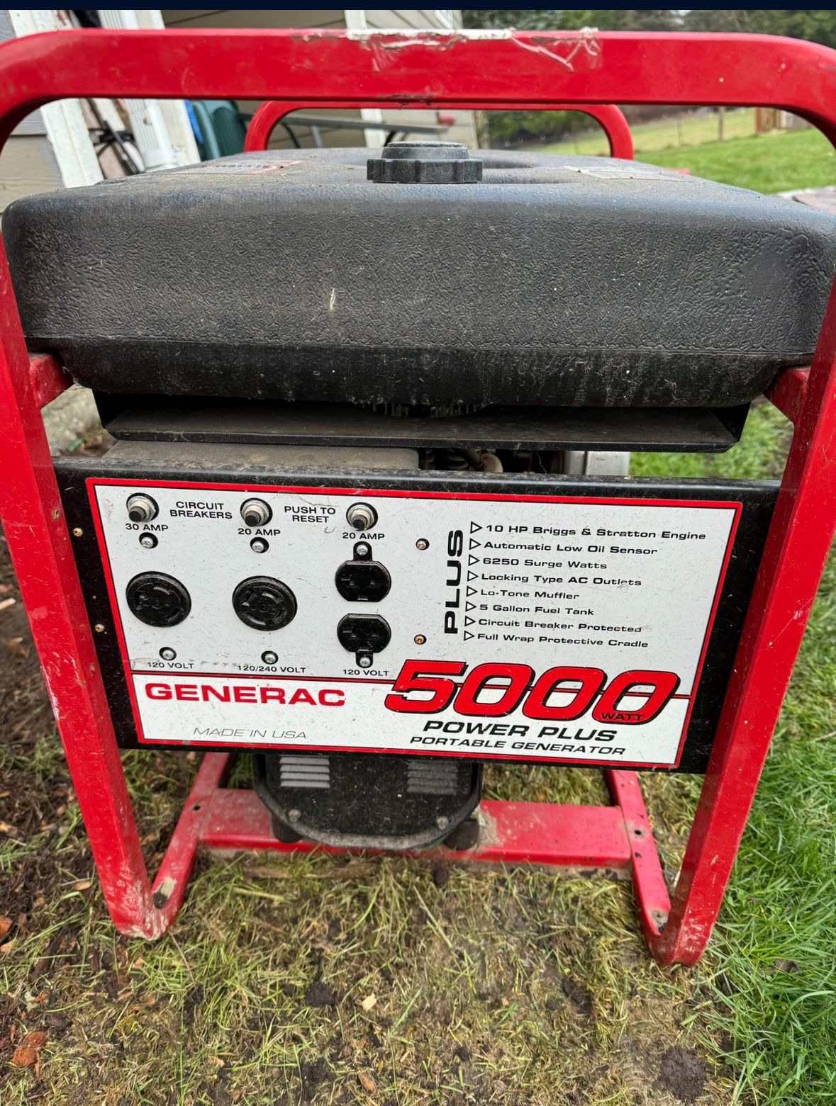 Generac 5000 Generator for Sale in Gig Harbor, WA - OfferUp