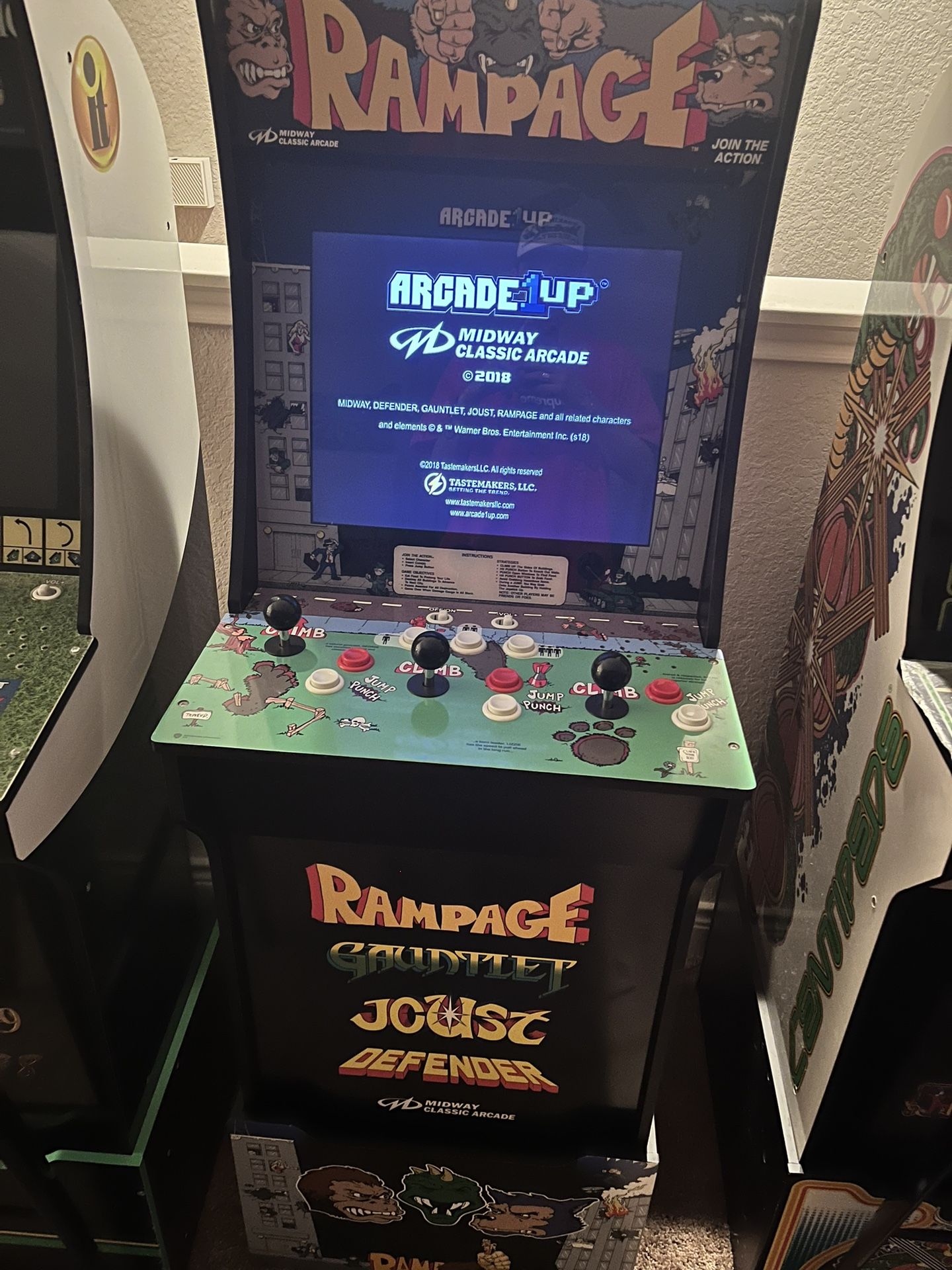 Rampage Arcade1up Arcade Cabinet for Sale in San Antonio, TX - OfferUp