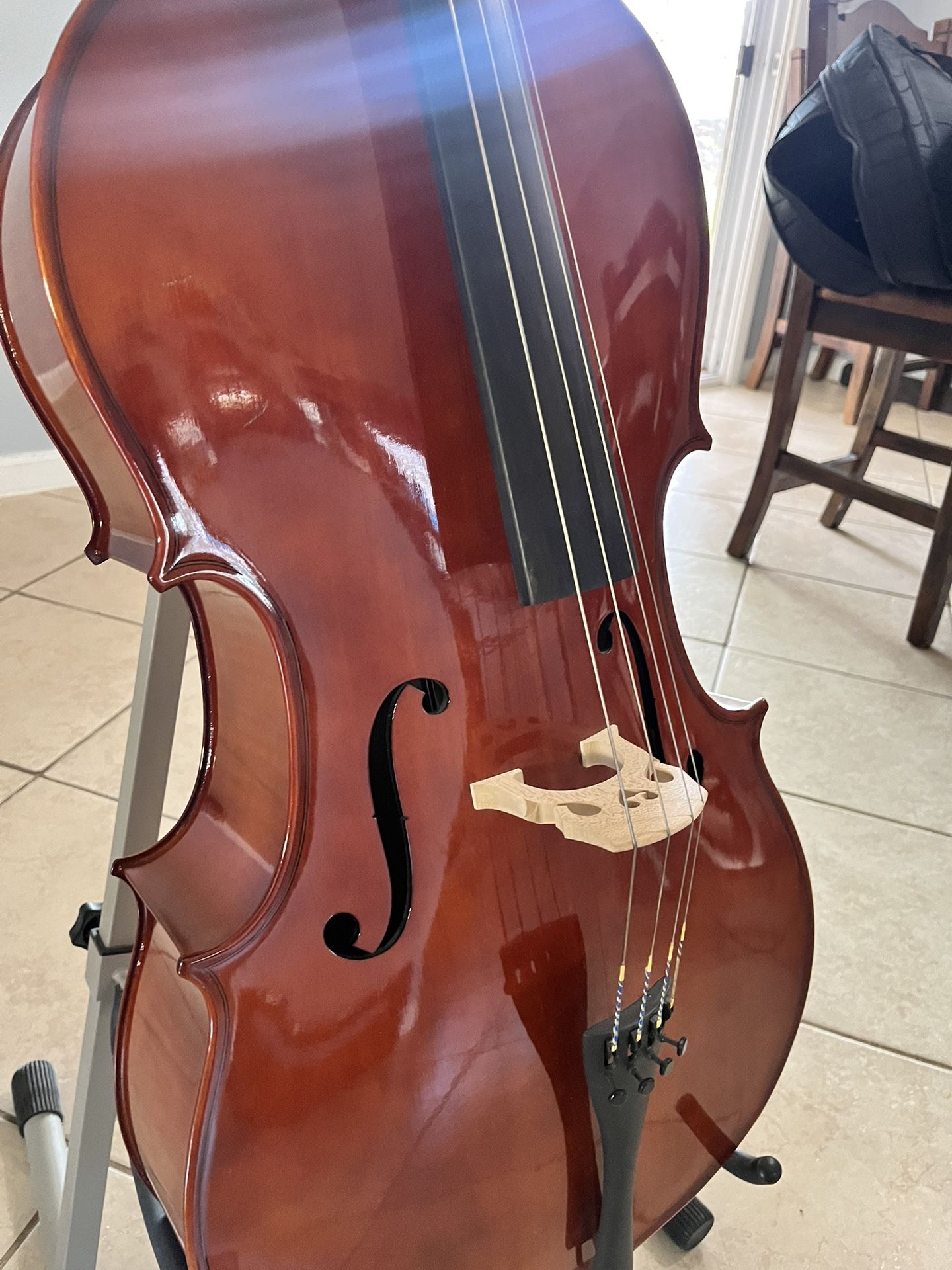 Adult Cello For Sale With Stand Case And Two Bows for Sale in Selma, TX ...