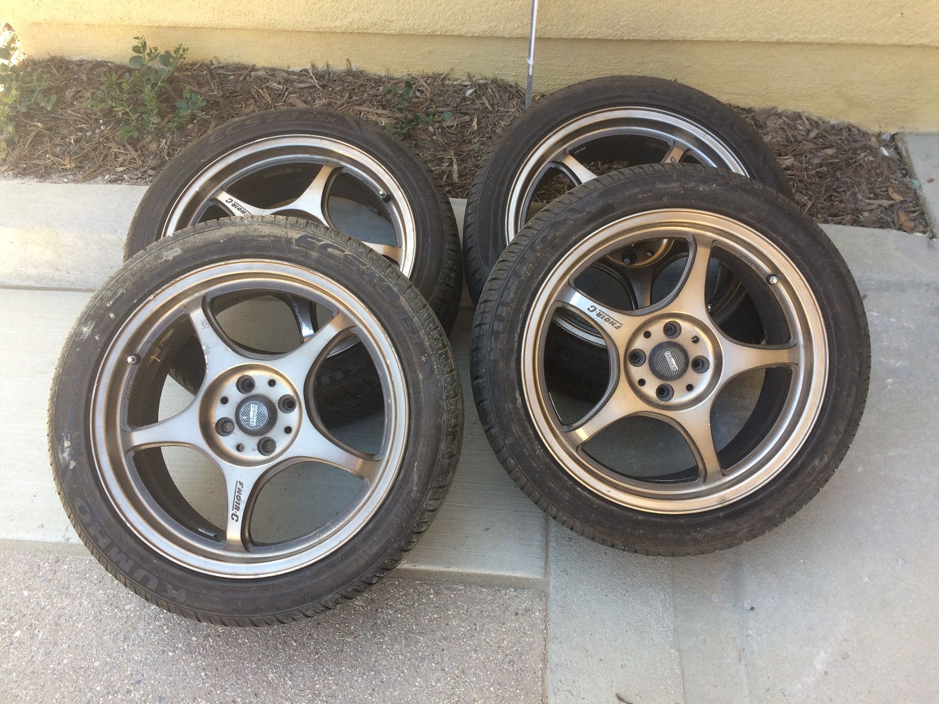 5 Zigen FN01R-C rims for Sale in Tustin, CA - OfferUp
