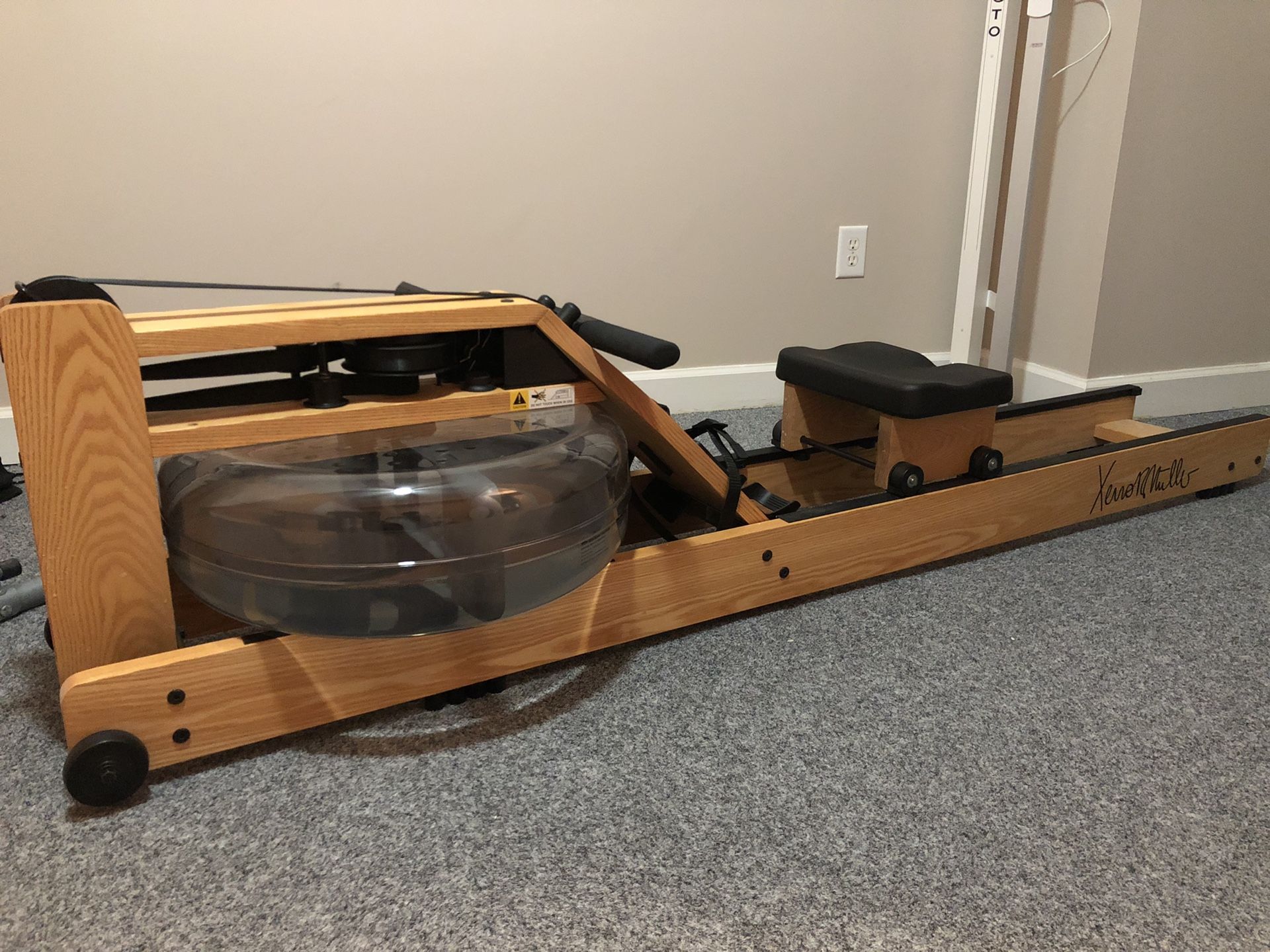 WaterRower Xeno Muller Signature Series with S4 Monitor Rowing machine ...