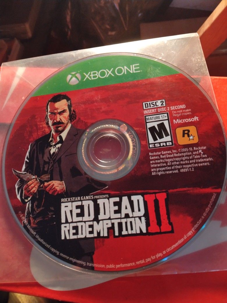Red Dead Redemption 2 "Disk Number 2" for Sale in Whittier, CA - OfferUp