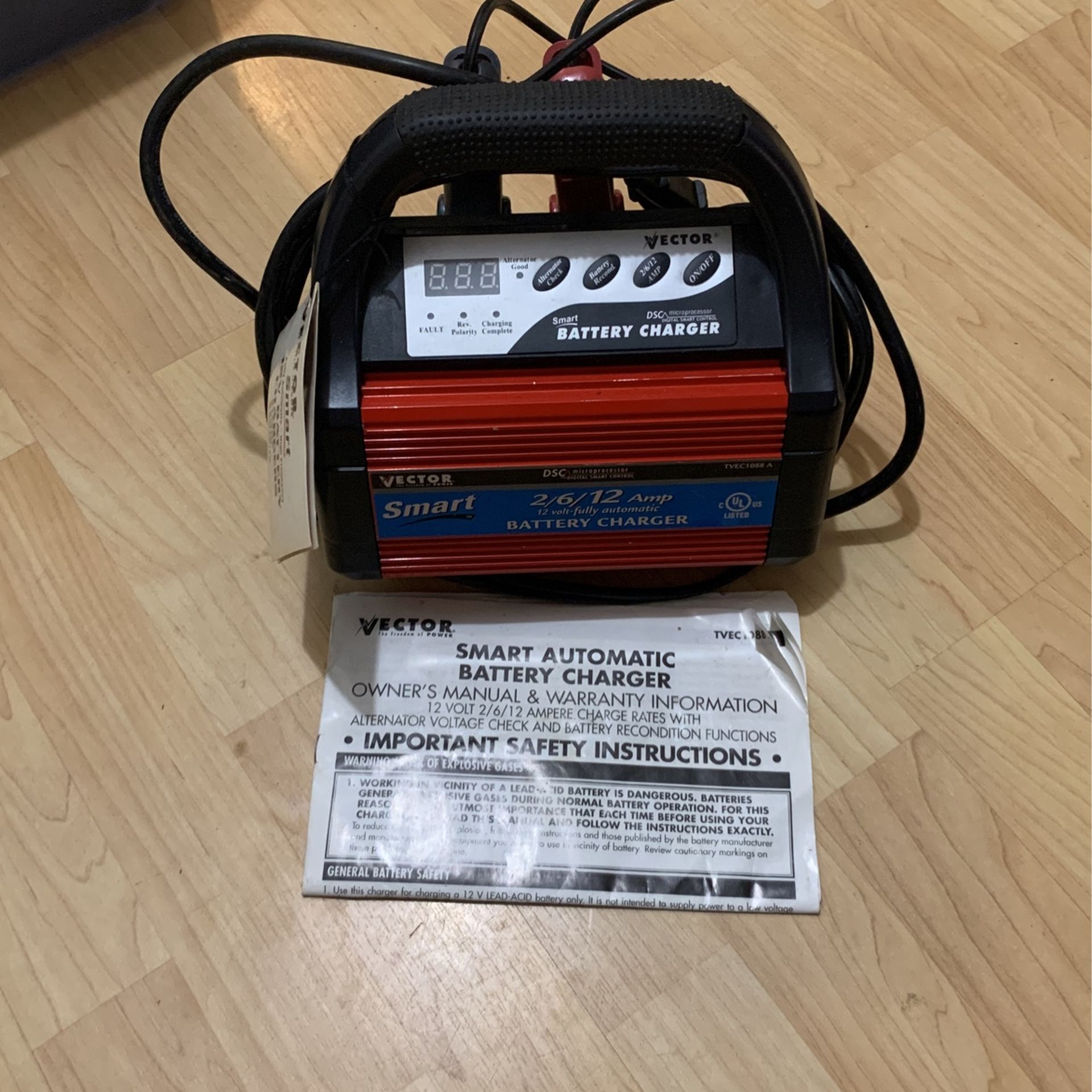 Vector Battery Charger Instruction Manual