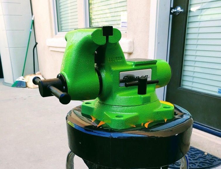 Extreme Green Snap-on 1755 5 1/2" Machinist Bullet Vise By Wilton for ...
